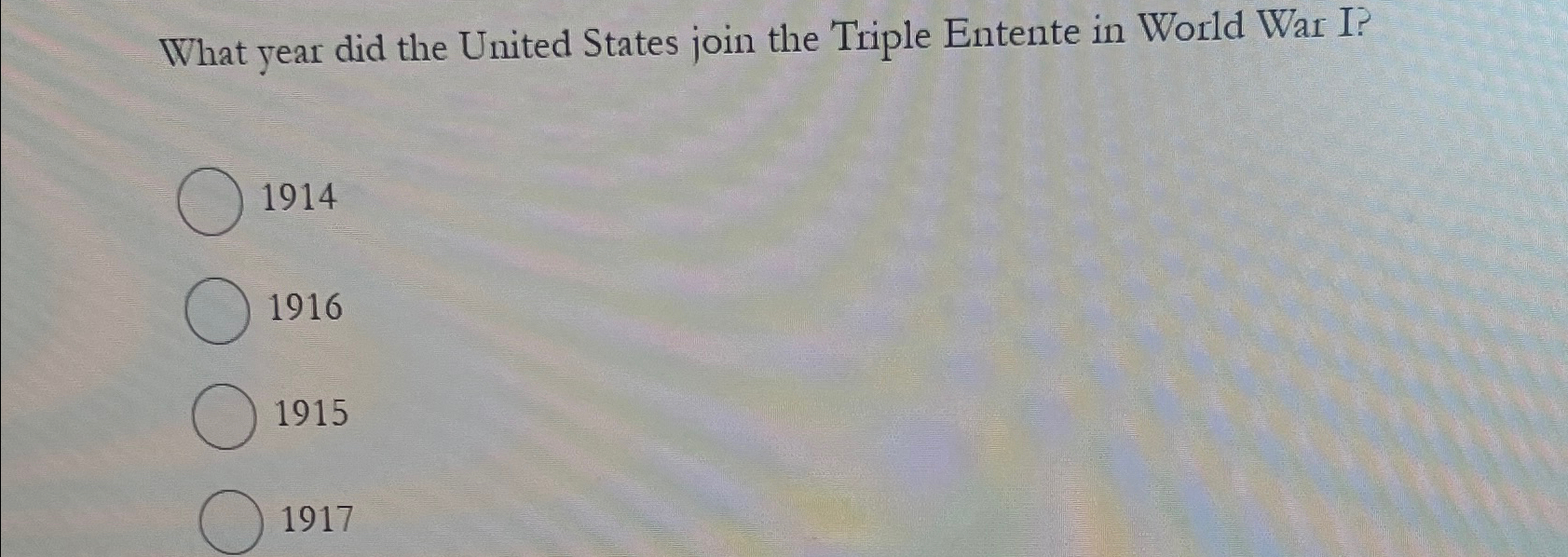 Solved What year did the United States join the Triple | Chegg.com