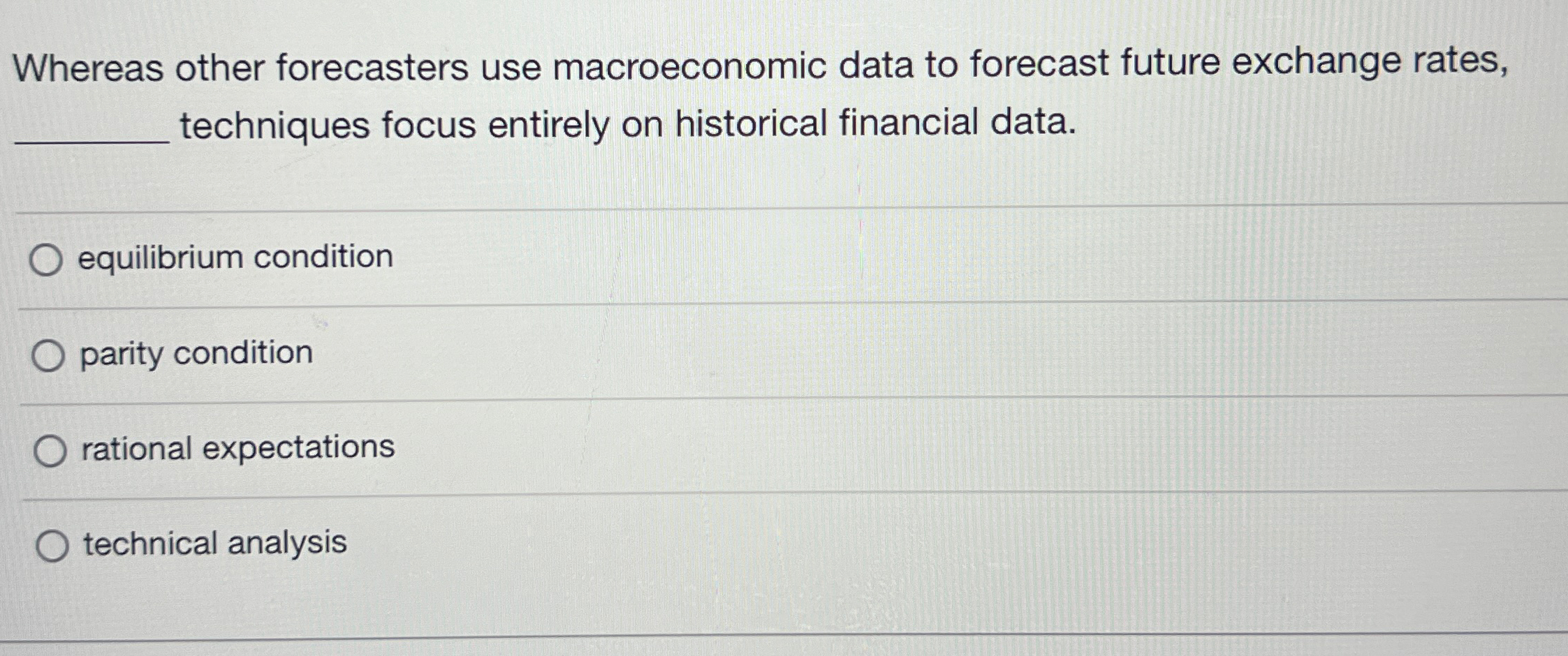 Solved Whereas other forecasters use macroeconomic data to | Chegg.com