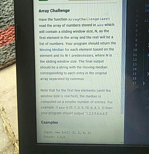 Solved Sim 4 Array Challenge Have the function | Chegg.com