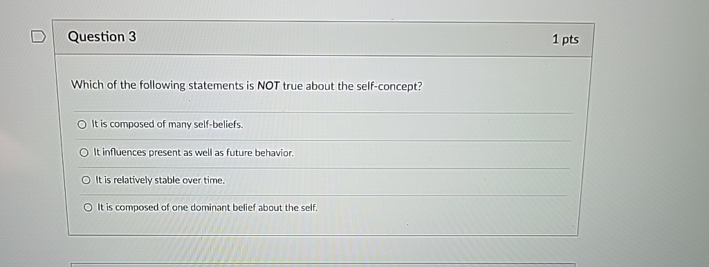 Solved Question 31 ﻿ptsWhich of the following statements is | Chegg.com