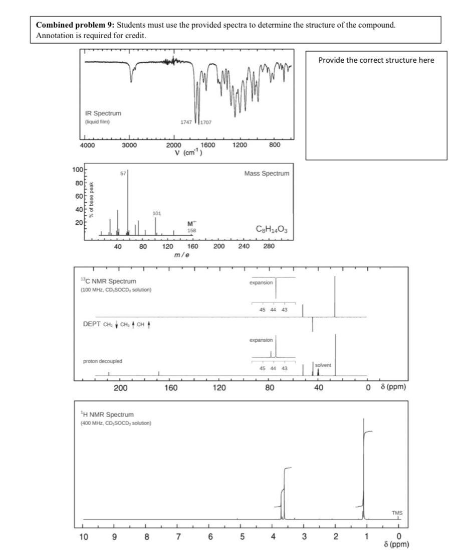 Solved Combined problem 9: Students must use the provided | Chegg.com
