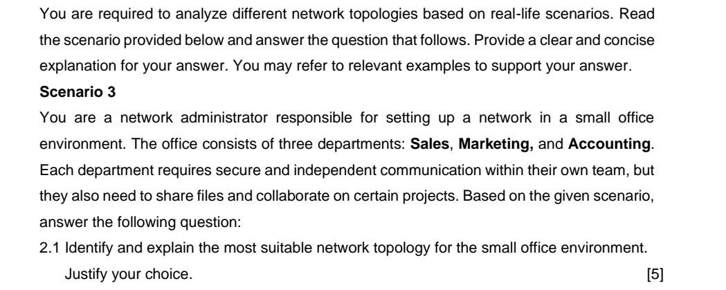 Solved You are required to analyze different network | Chegg.com