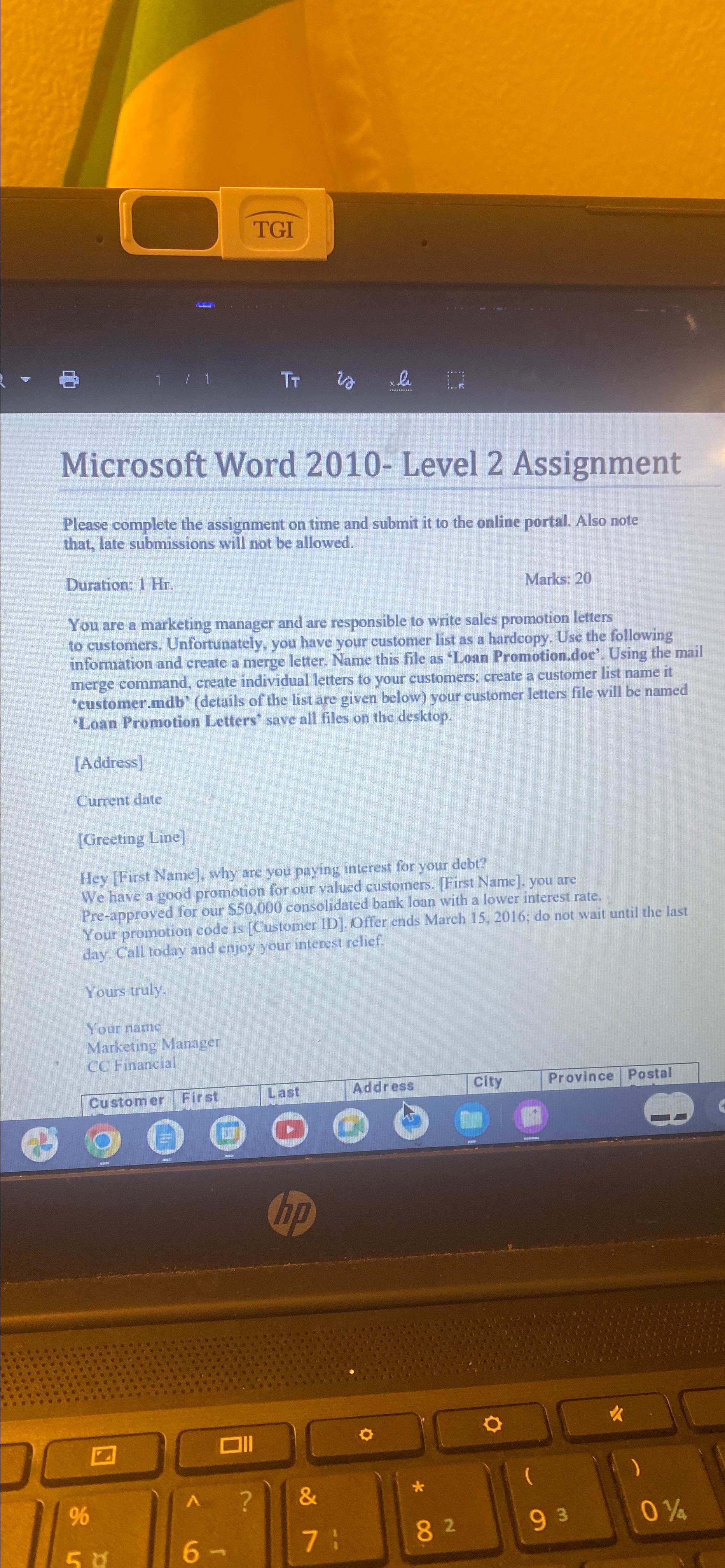 Solved Microsoft Word 2010- ﻿Level 2 ﻿AssignmentPlease | Chegg.com