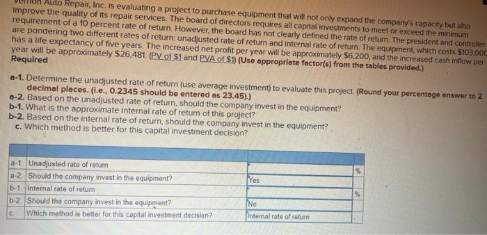 Solved improve the qualty of its revaluating a project to | Chegg.com