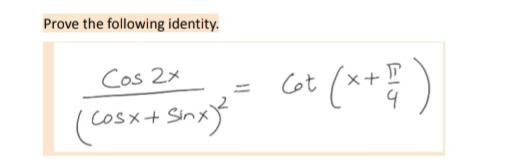 Solved Prove the following | Chegg.com