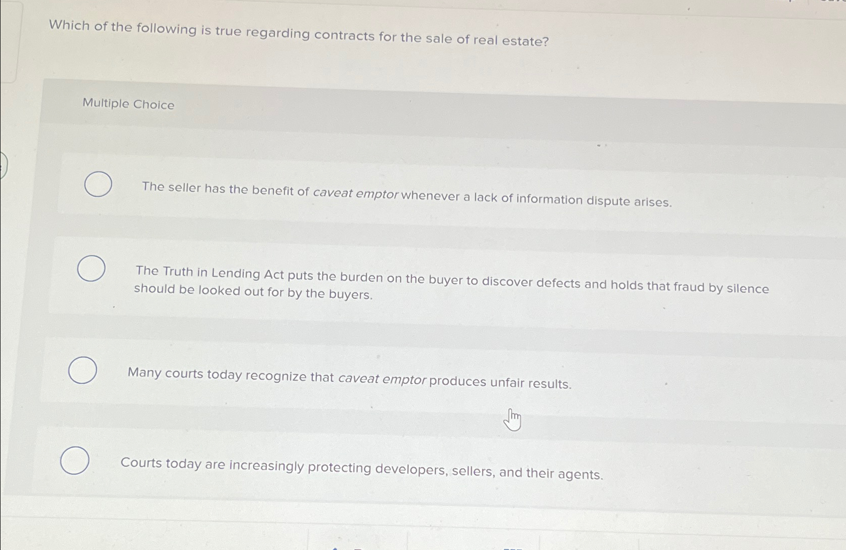 Solved Which of the following is true regarding contracts | Chegg.com