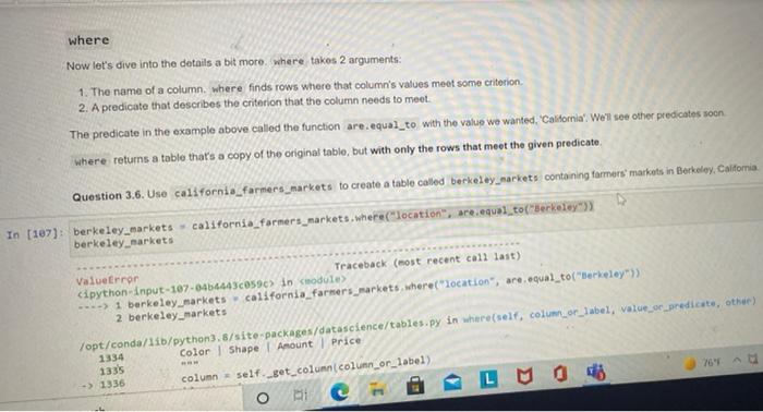 Solved where Now let's dive into the details a bit more | Chegg.com