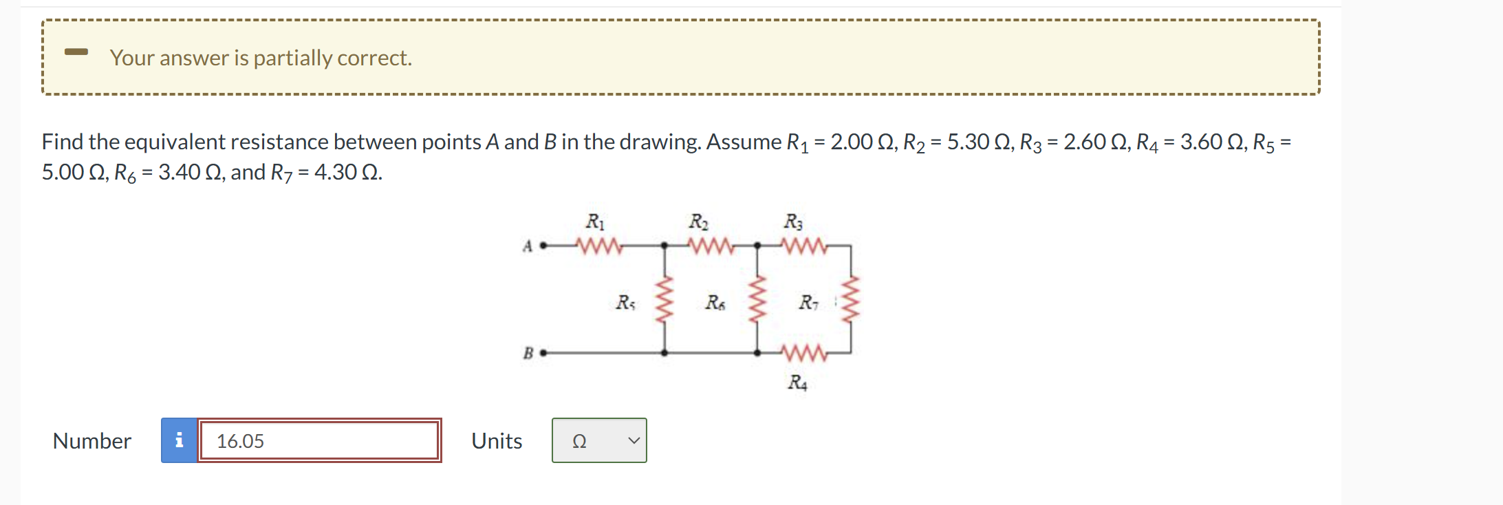 Solved Find the equivalent resistance between points A and | Chegg.com