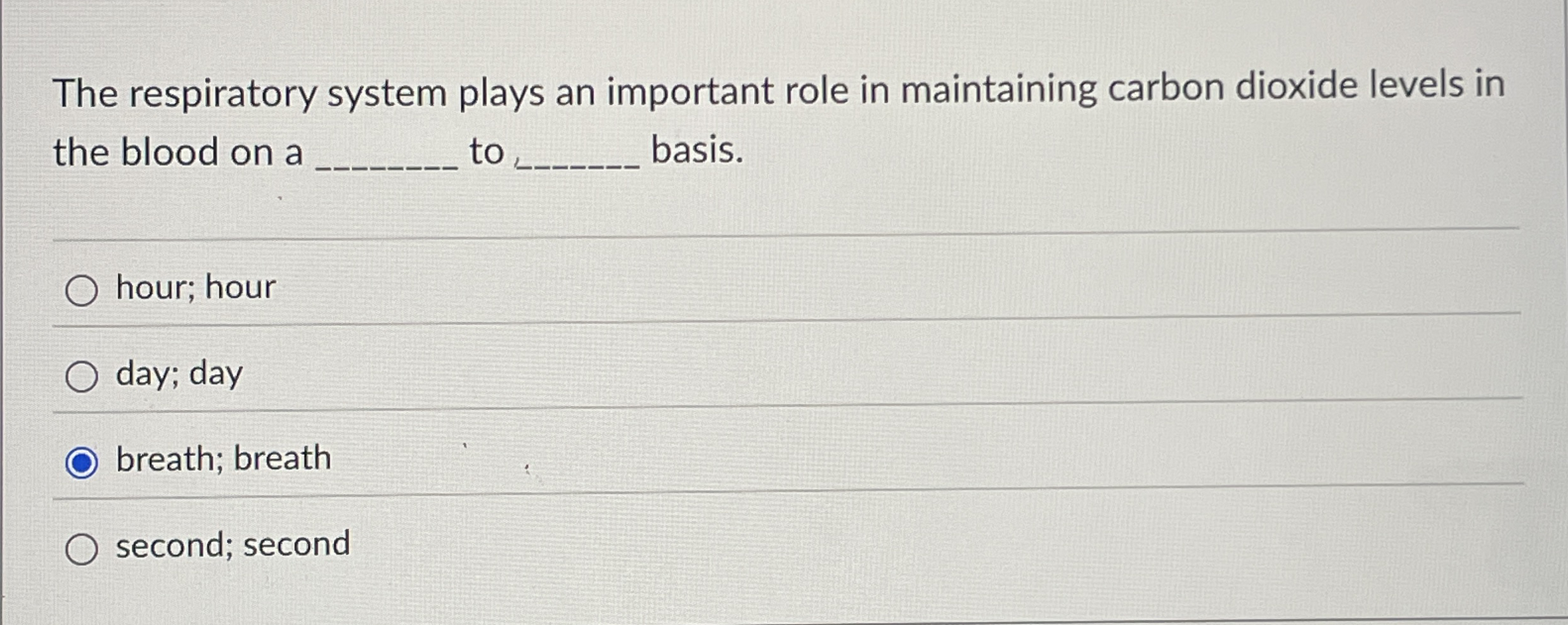 Solved The respiratory system plays an important role in | Chegg.com