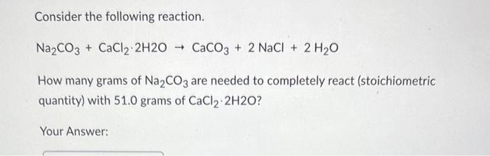 Solved A student performed the experiment "Stoichiometry of | Chegg.com