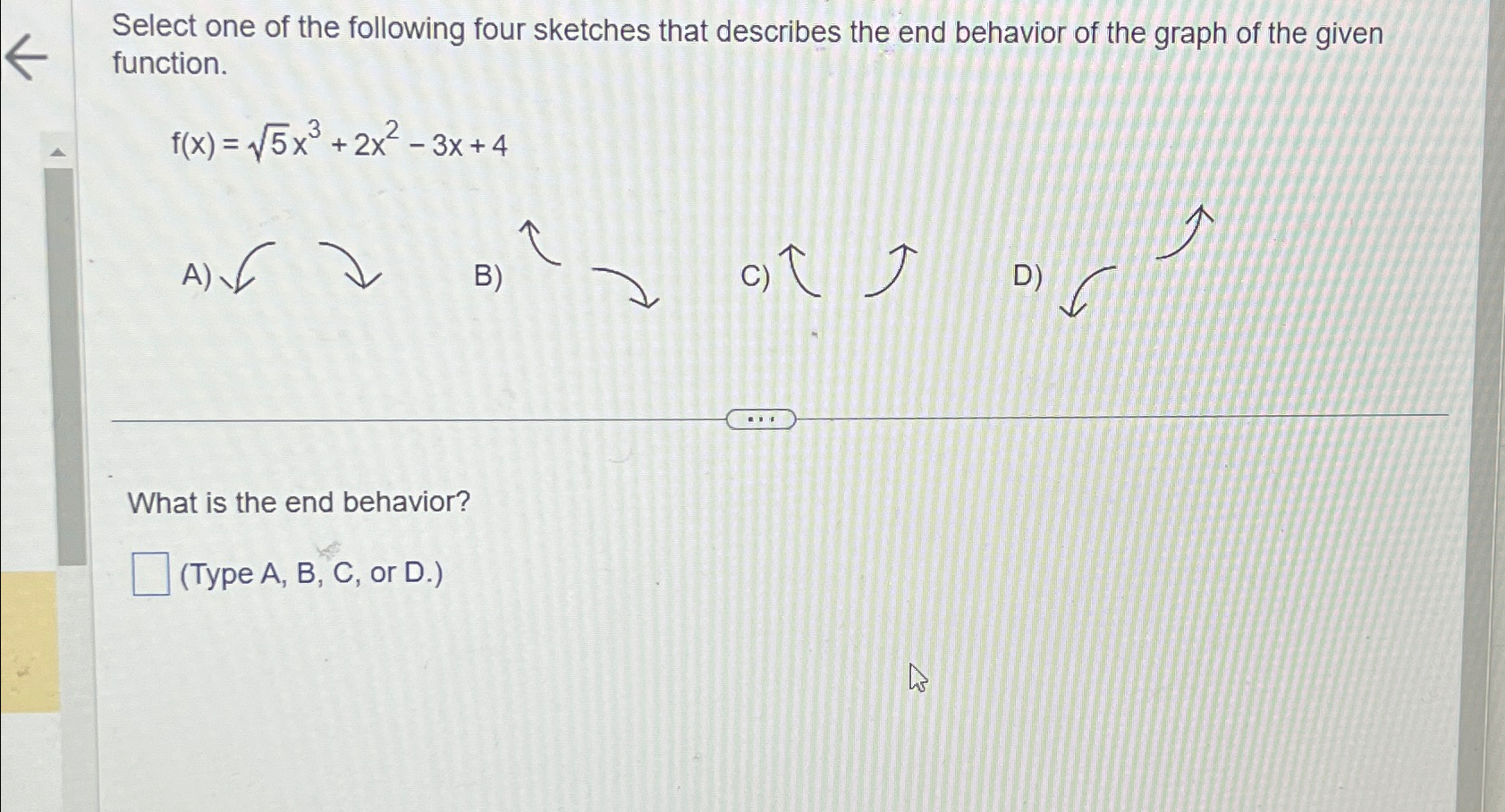 Solved Select one of the following four sketches that | Chegg.com Solved Select one of the following four sketches that | Chegg.com