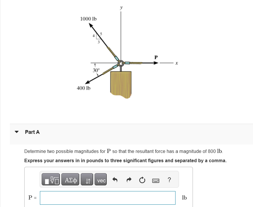 Solved Part Adetermine Two Possible Magnitudes For P ﻿so