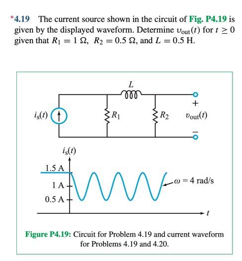 Solved *4.19 The current source shown in the circuit of Fig. | Chegg.com