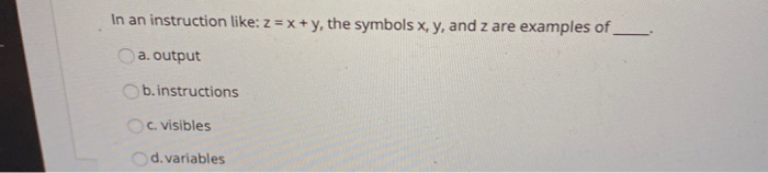 Solved Which of the following is not a valid expression? | Chegg.com