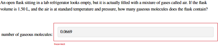 Solved An open flask sitting in a lab refrigerator looks | Chegg.com
