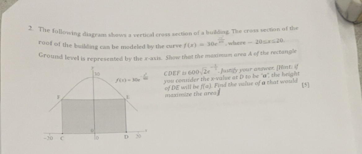 Solved The following diagram shows a vertical cross section | Chegg.com