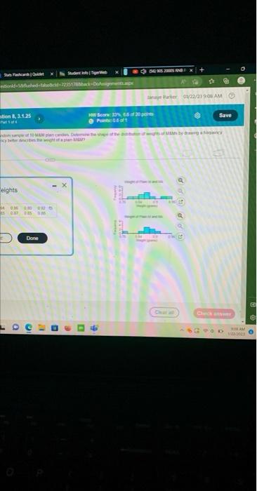 Solved Eopesent the weights (n gams) of a simple random | Chegg.com