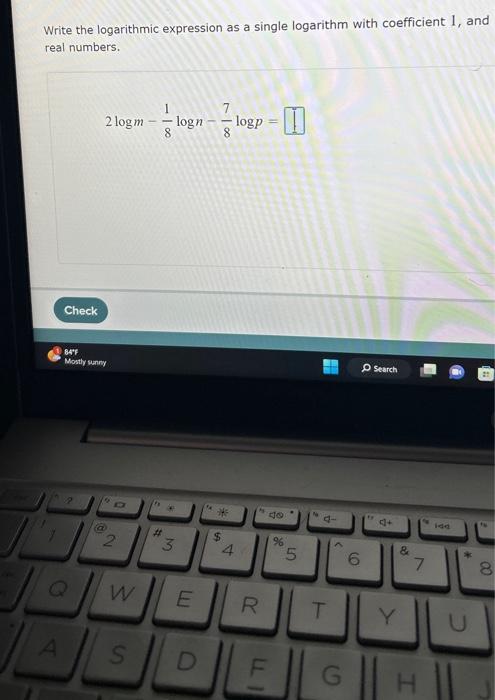 Solved Write the logarithmic expression as a single | Chegg.com