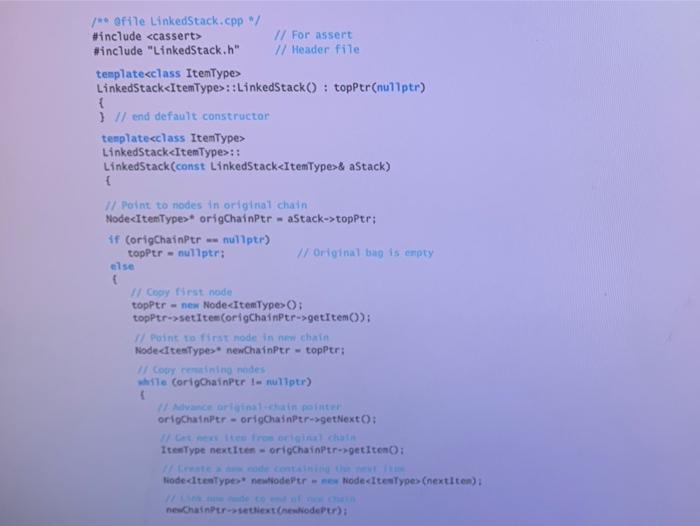Solved C Data Structurequestion Write An Implementation