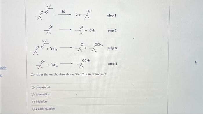 Solved hv step 1 step 2 step3 step4 Consider the mechanism | Chegg.com