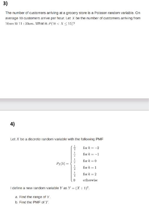 Solved I toss a coin twice and define X to be the number of | Chegg.com