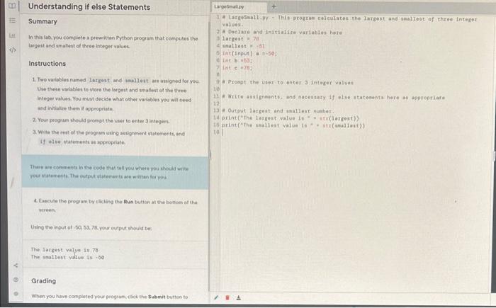 Solved I need help solving the code because I never seemed | Chegg.com