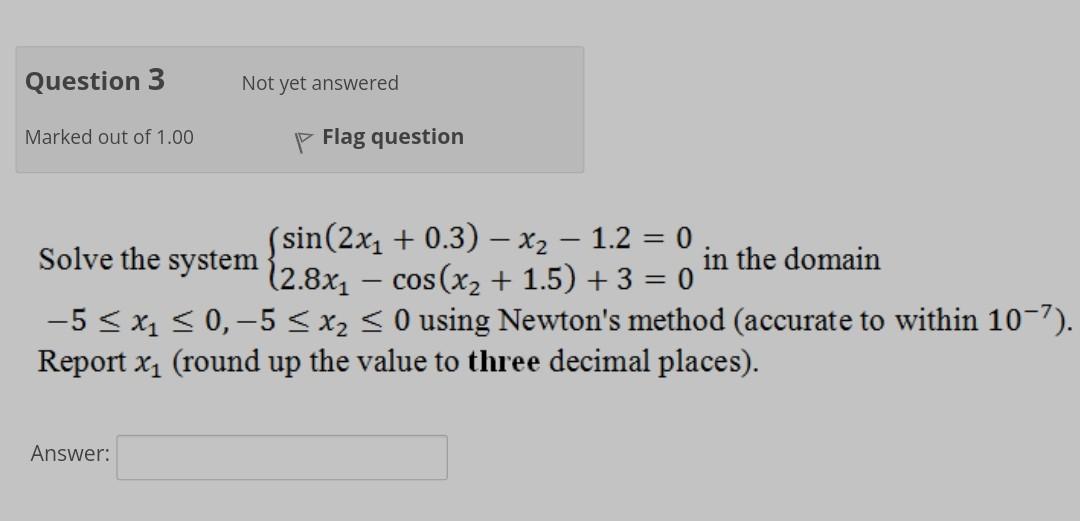 Solved Solve the system | Chegg.com