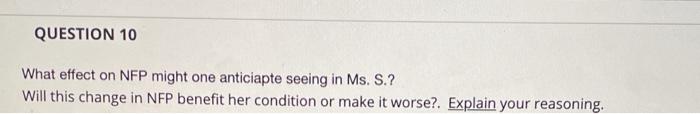 Solved QUESTION 10 What effect on NFP might one anticiapte | Chegg.com