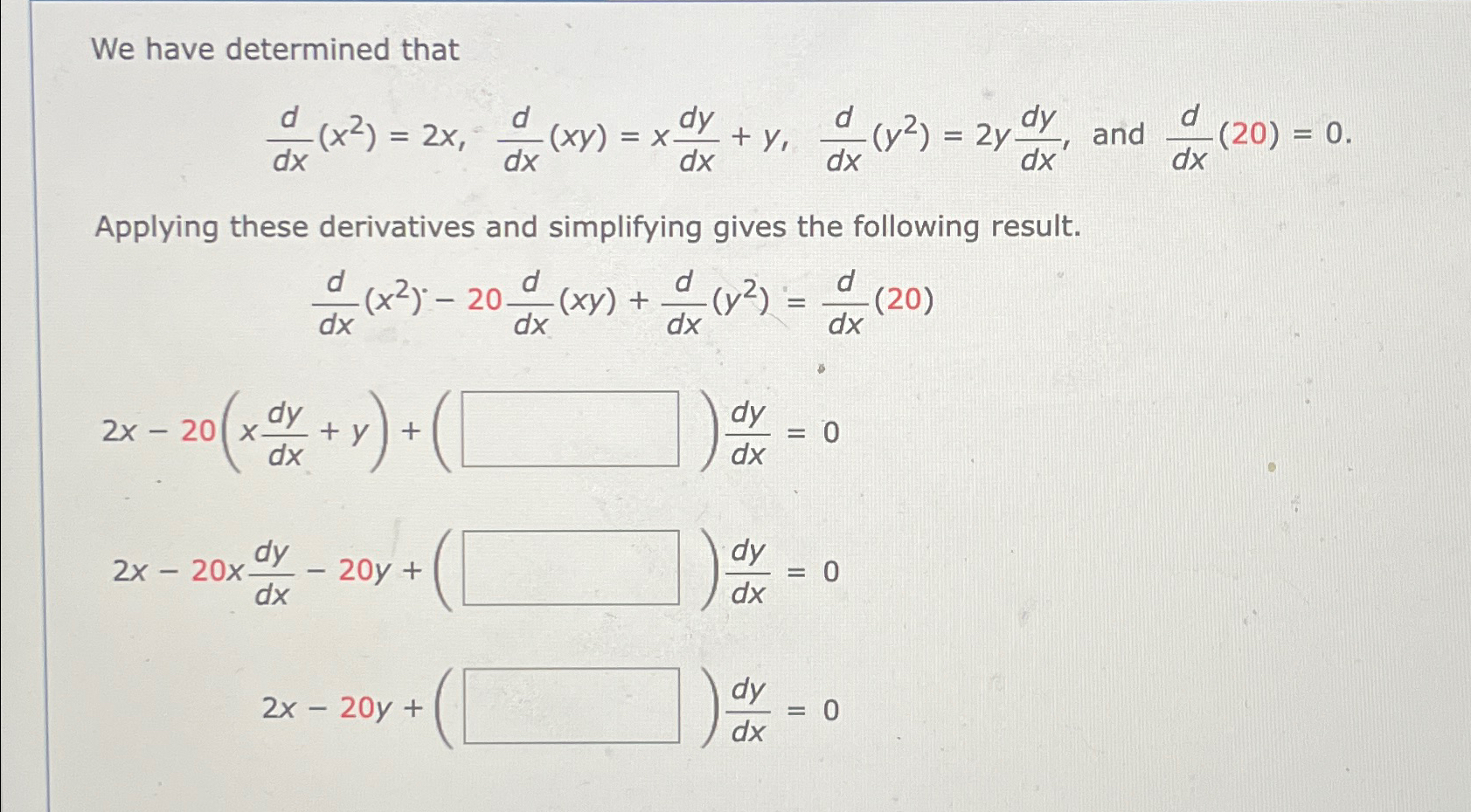 Solved We have determined | Chegg.com