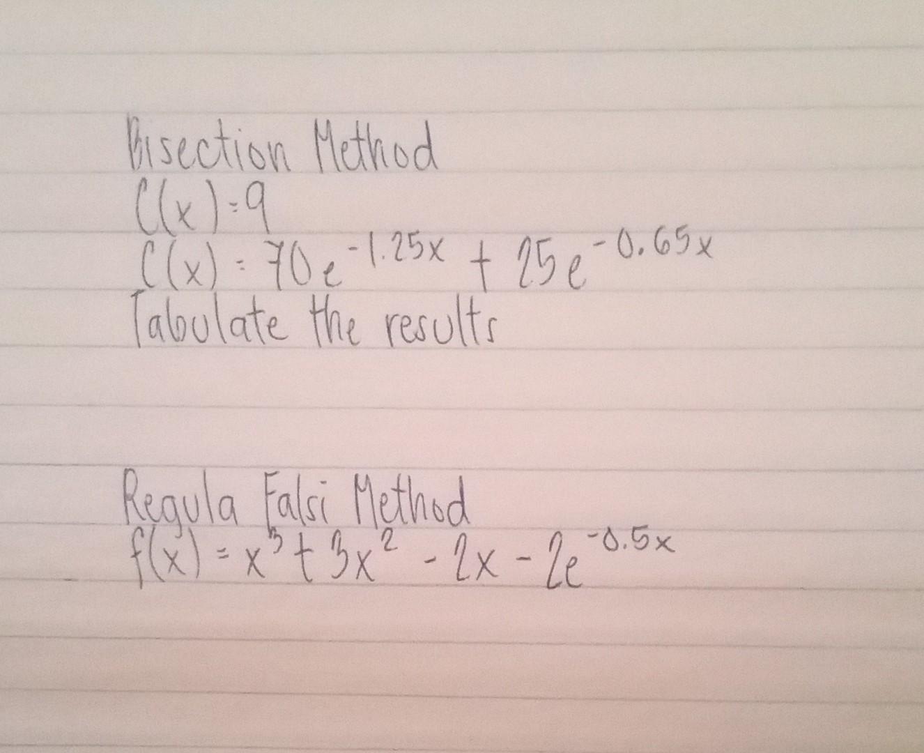 Solved tabulate and show the solutions and results until u | Chegg.com