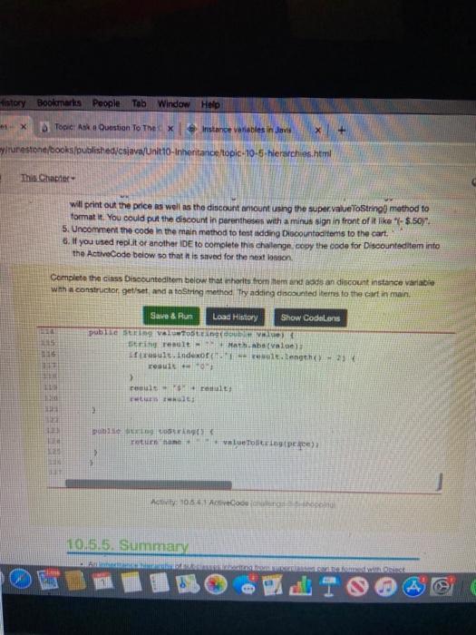 Solved + In the example below, the Student class overrides | Chegg.com