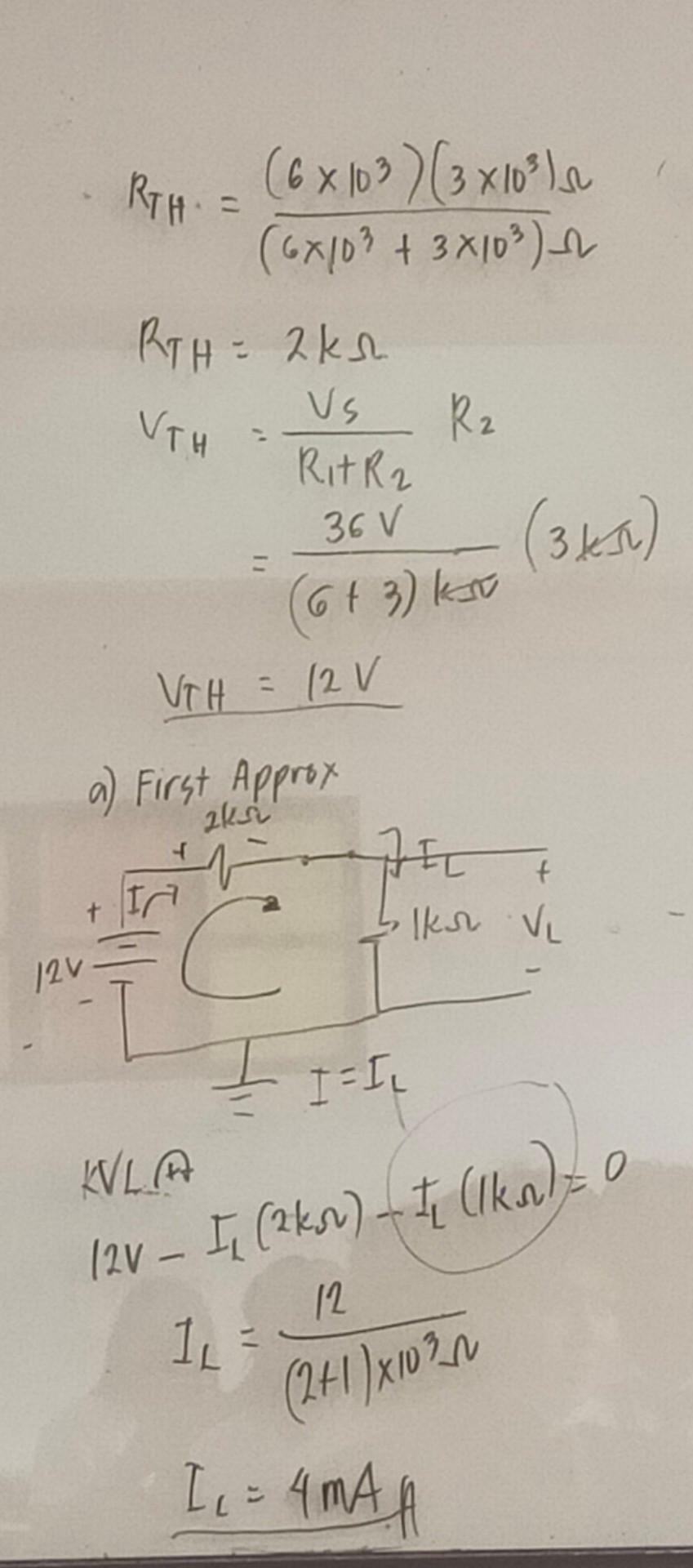 Solved Thevenin's Circuit- shorting Vs;Vs=0 VTH - Therenin's | Chegg.com