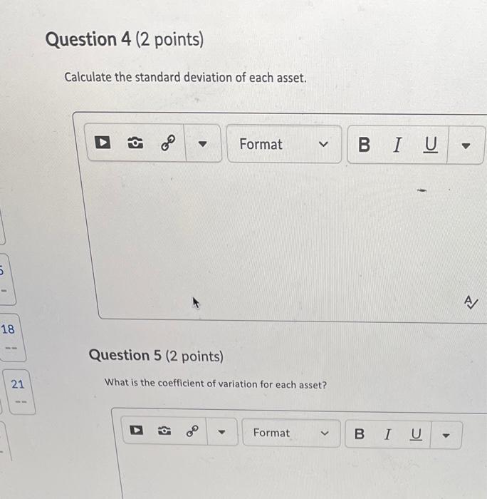 Solved Section A Question: In a portfolio, two risky assets, | Chegg.com