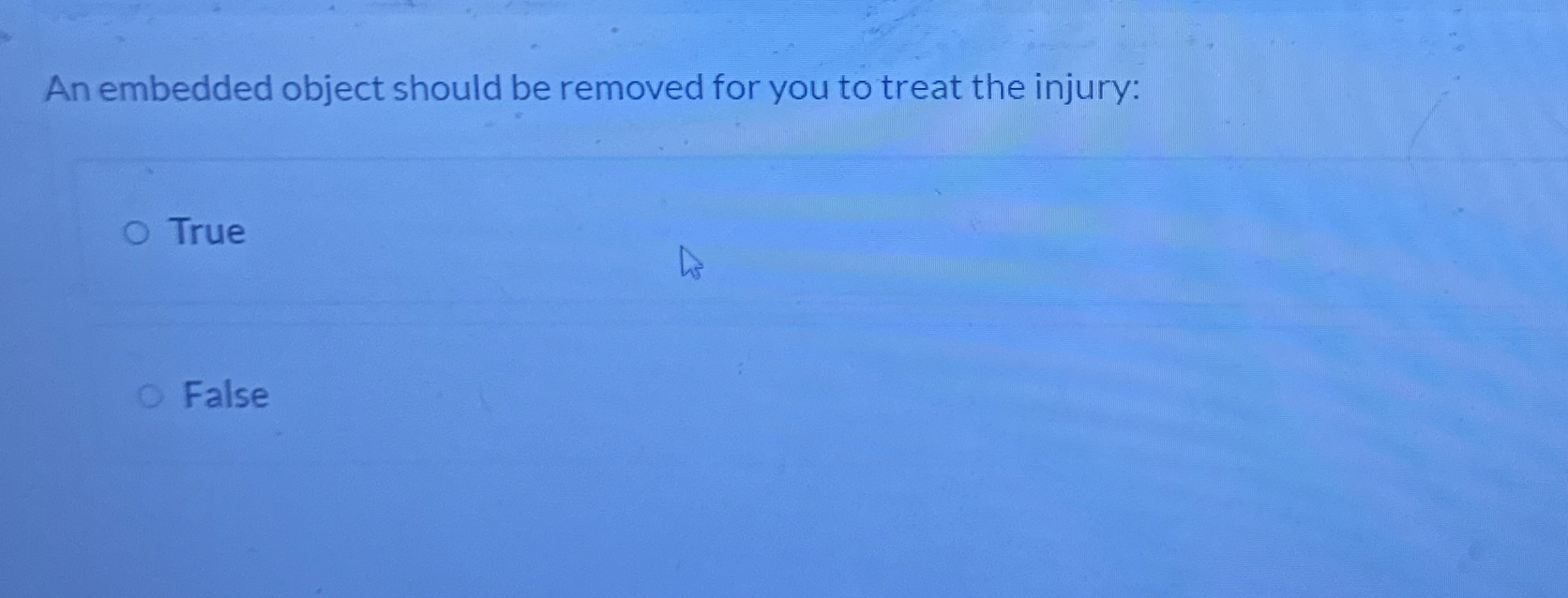 Solved An embedded object should be removed for you to treat | Chegg.com