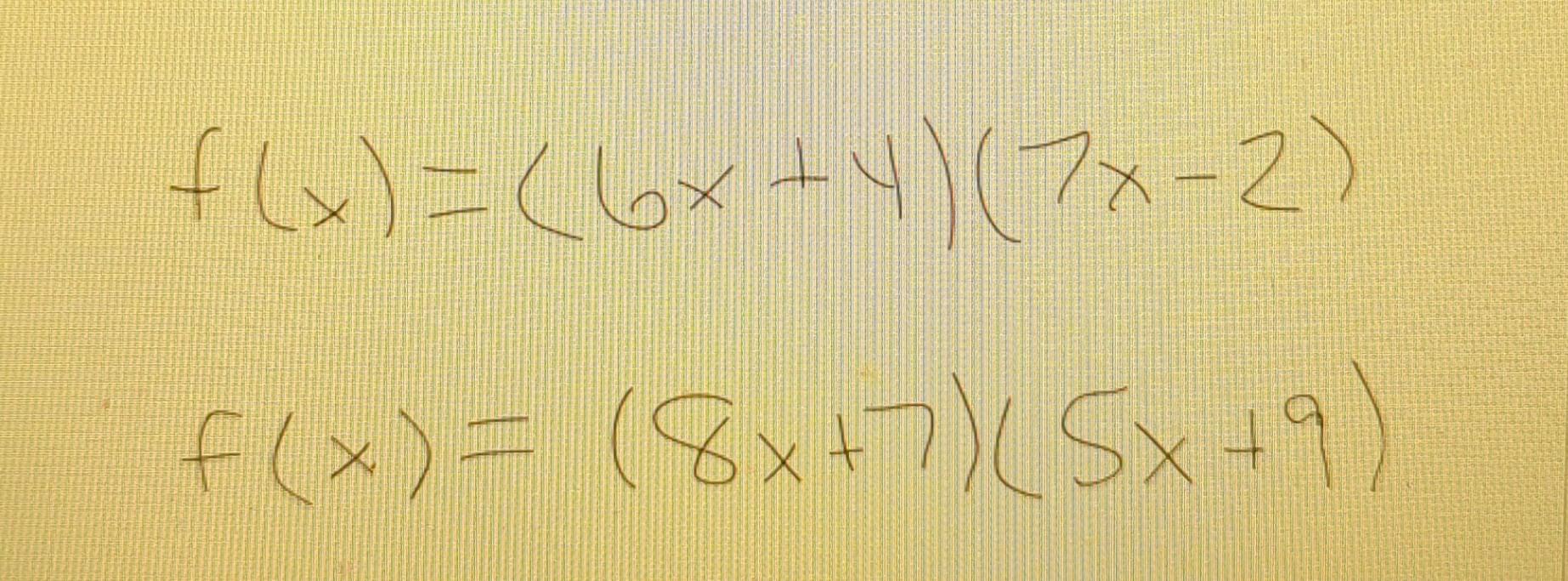 Solved Please solve for the Derivative using the Product and | Chegg.com