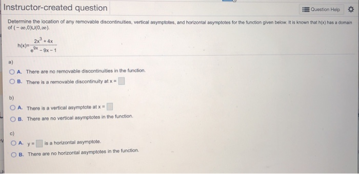 Solved Instructor-created question Question Help Determine | Chegg.com