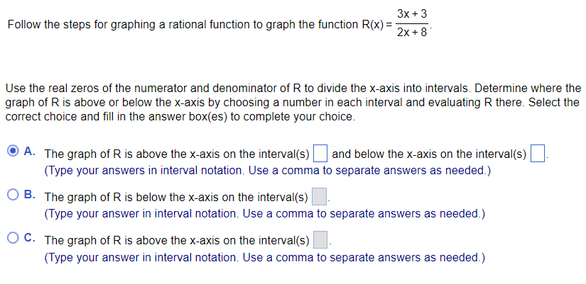 Solved Follow the steps for graphing a rational function to | Chegg.com