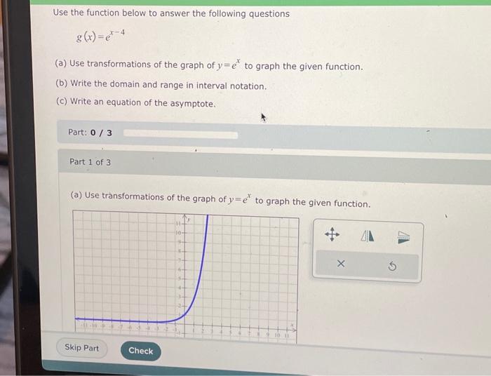 Solved Use the function below to answer the following | Chegg.com
