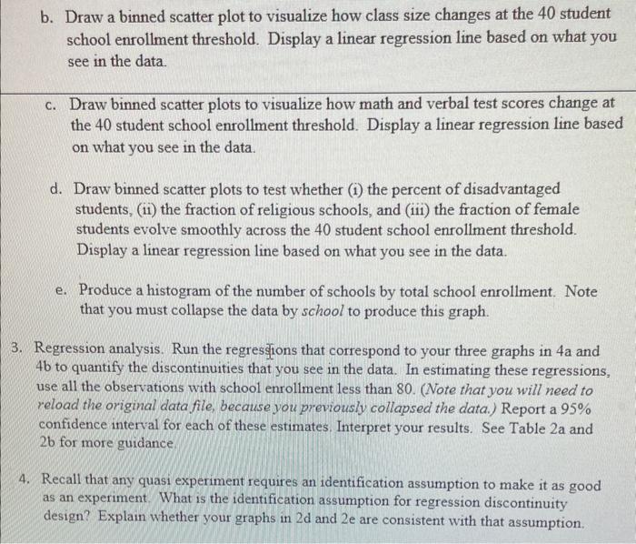b. Draw a binned scatter plot to visualize how class | Chegg.com
