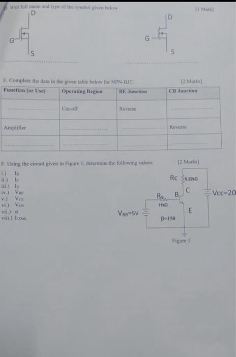Solved B. Complete the data in the given table below for | Chegg.com