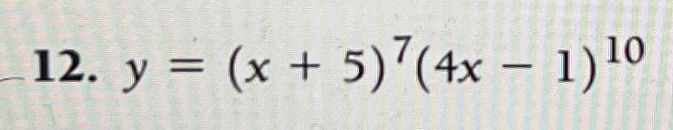Solved Yx574x 110differentiate Each Function Using The 1213