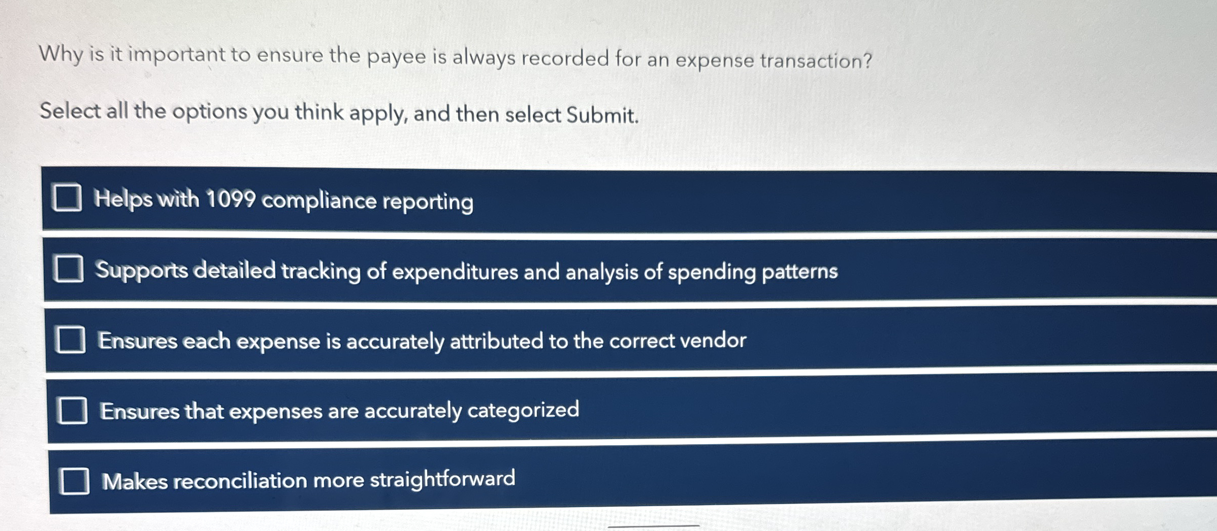 Solved Why is it important to ensure the payee is always | Chegg.com