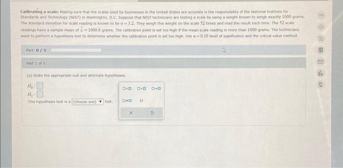 Solved Galibrating a scalet Making sure that the scales used | Chegg.com