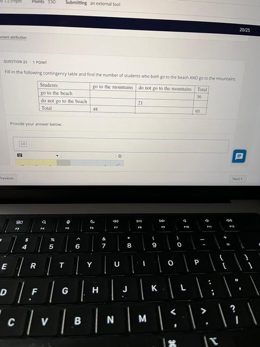 Solved QUCSTION 25 - 1 POINT Fill in the following | Chegg.com