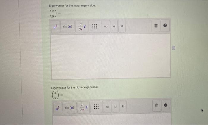 Solved Format: Enter eigenvalues with multiplicity, | Chegg.com