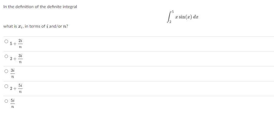 In the definition of the definite | Chegg.com