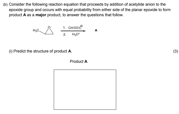 Solved (b) ﻿Consider the following reaction equation that | Chegg.com
