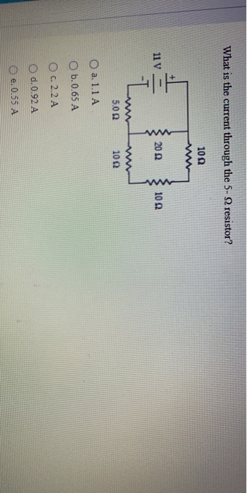 Solved What is the current through the 5-S2 resistor? 1002 | Chegg.com