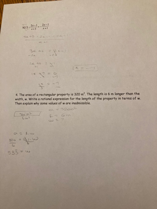 Solved Math 30-2 Unit 4- Rational Expressions and Equations | Chegg.com