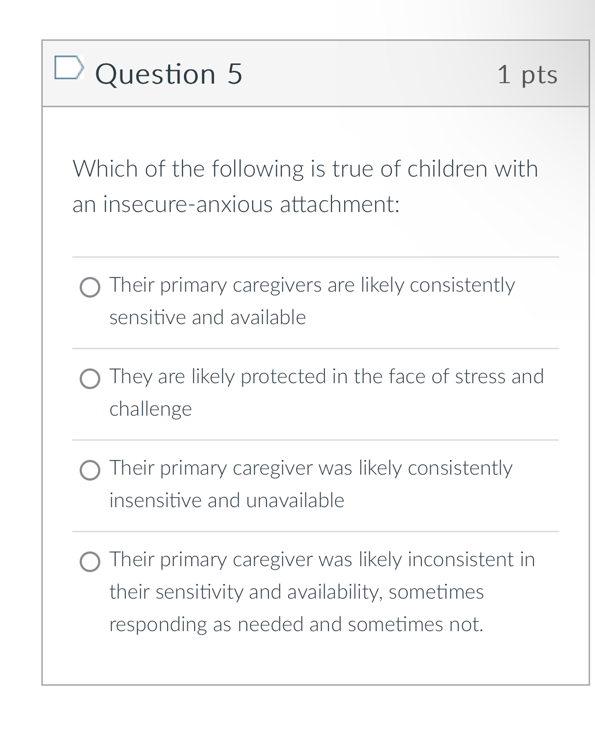 Solved Question 51 ﻿ptsWhich of the following is true of | Chegg.com